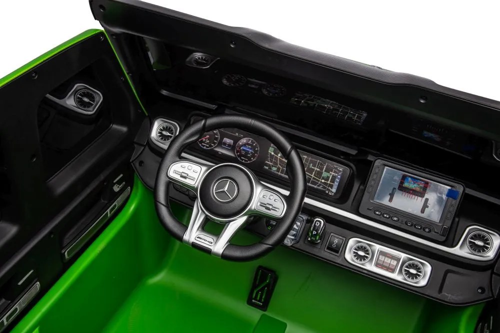 LEAN CARS Elektrické autíčko Mercedes G63 XXL zelené 4x4 24V