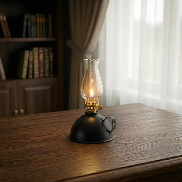Brilagi - Petrolejová lampa MERLIN černá