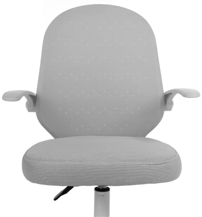 Dětská otočná židle Neoseat JUNI 012 s podnoží — látka, šedá