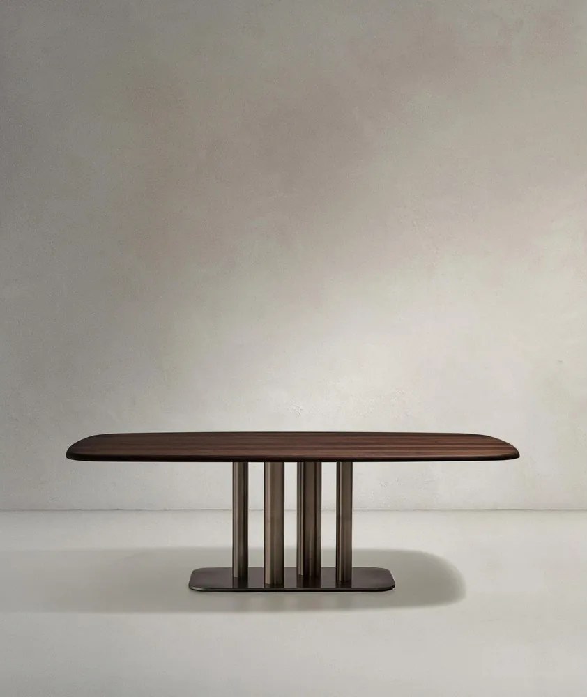 Jídelní stůl v dekoru ořechu 100x180 cm Melvar – Kave Home