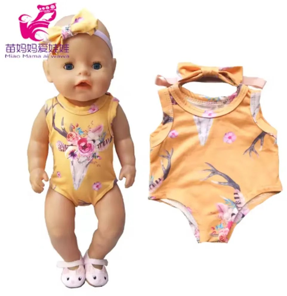 Oblečky pro American girl a Baby Born 43 cm Varianta: A1 okrový set