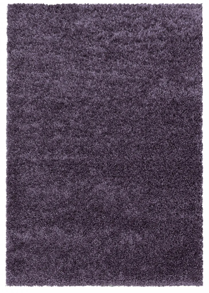 Ayyildiz, Kusový koberec Sydney Shaggy 3000 violett, 80x250, fialová, ložnice