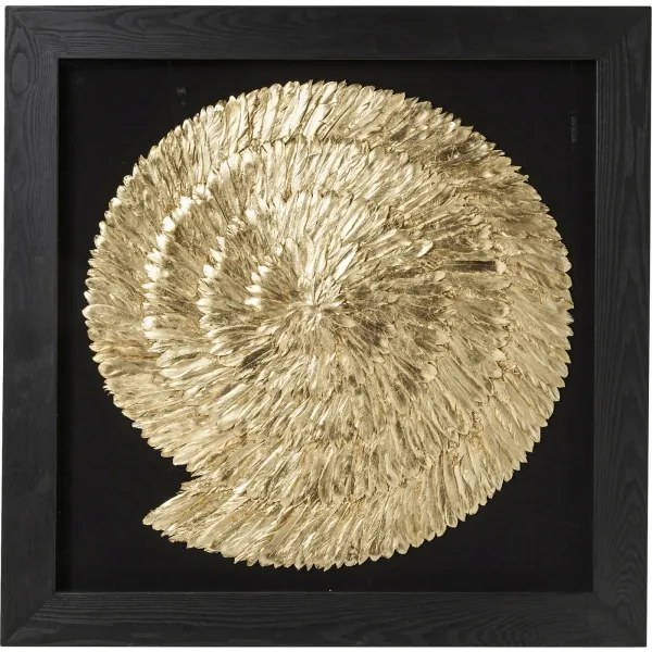 Dekorativní rámeček Golden Snail 120x120 cm