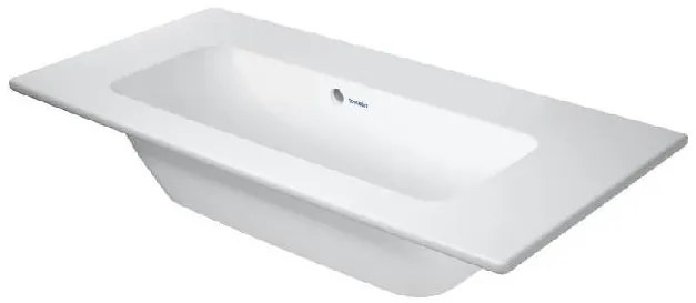 Duravit ME by Starck - Nábytkové umyvadlo Compact, 830x400 mm, s WonderGliss, matná bílá 23428332601