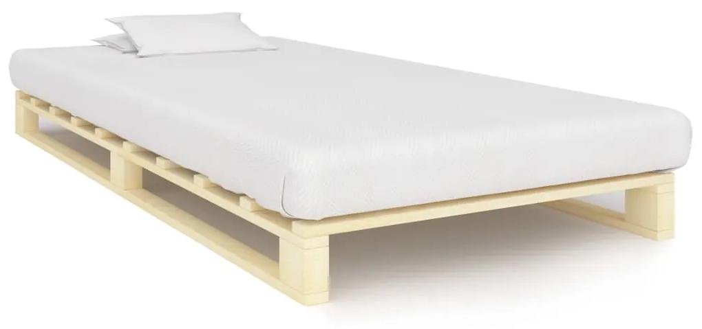 Rám postele z palet masivní borovice 100 x 200 cm - Default Title