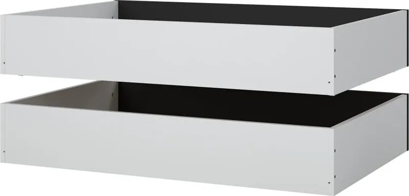 Zásuvky pro postel Simplicity - šířka 99 cm, 2 ks, černý mat