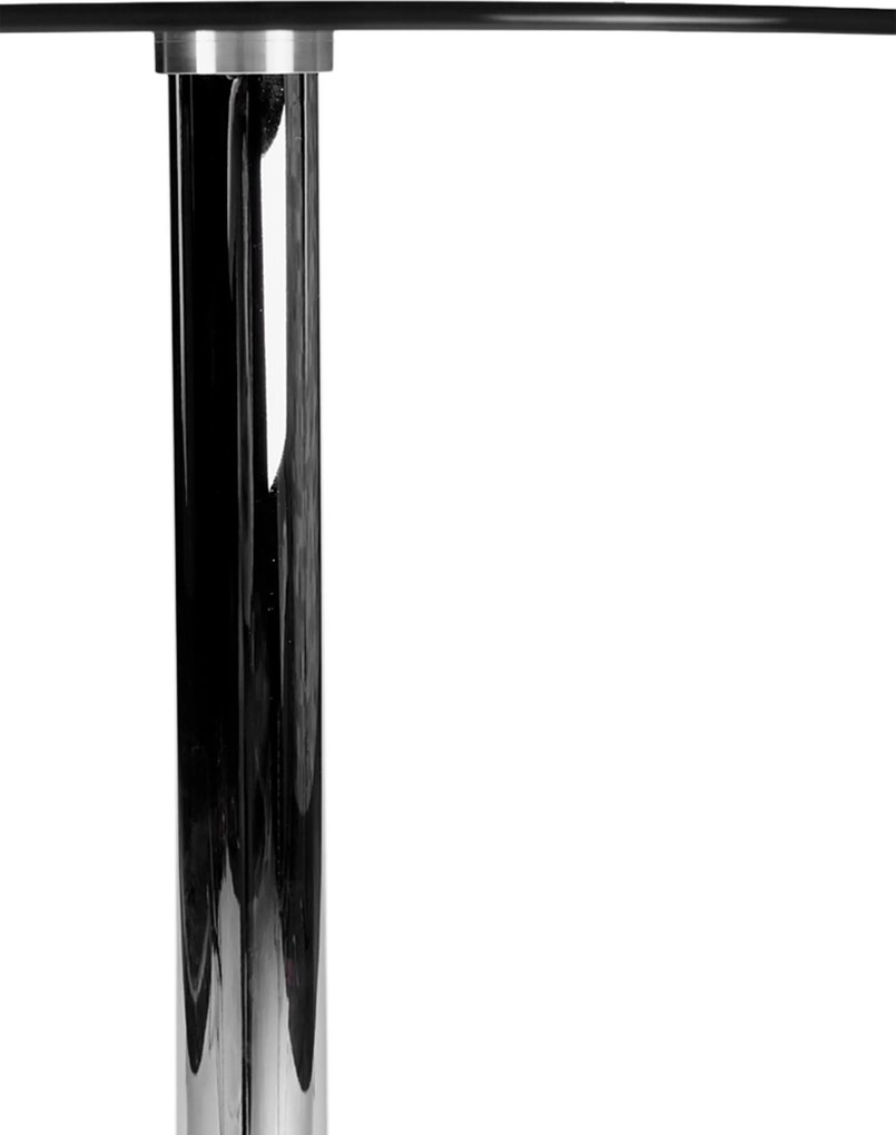 Skleněný stůl kulatý 105 cm – čiré sklo