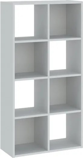 Regál Sinde 2x4, bílá