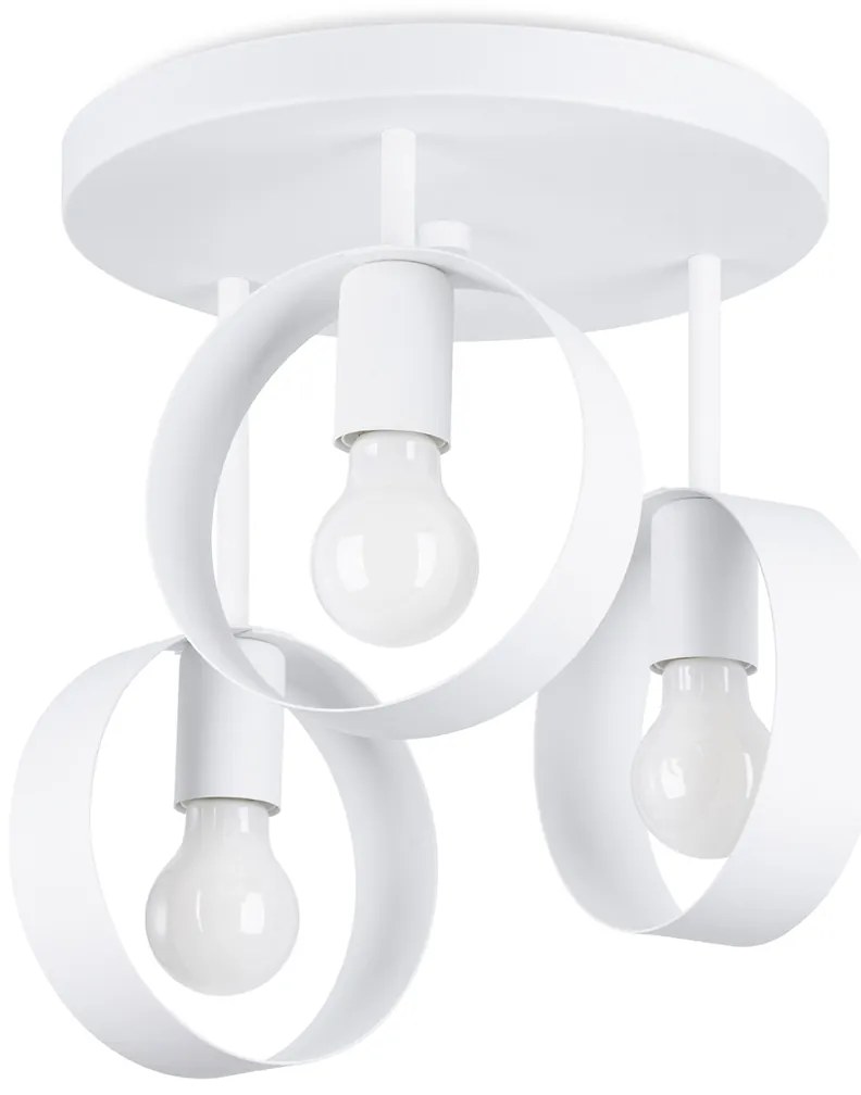 Sollux Lighting Stropní svítidlo TITRAN 3 bílé