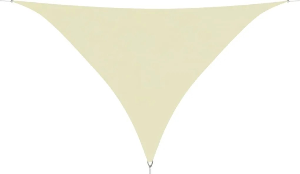 vidaXL Stínící plachta oxfordská látka trojúhelník 3,6x3,6x3,6 m [42300] Barva: krémová