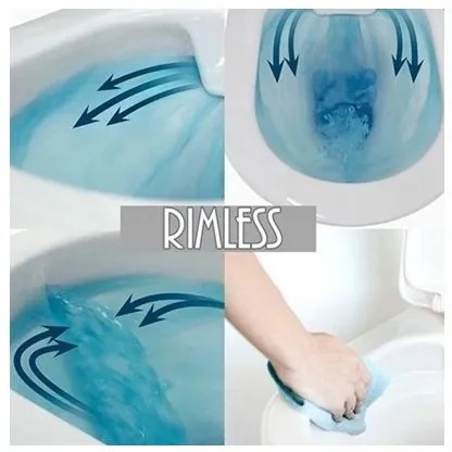 Mexen TEO Rimless wc mísa závěsná se sedátkem + bidet TEO, bílá, 30850700+35855100