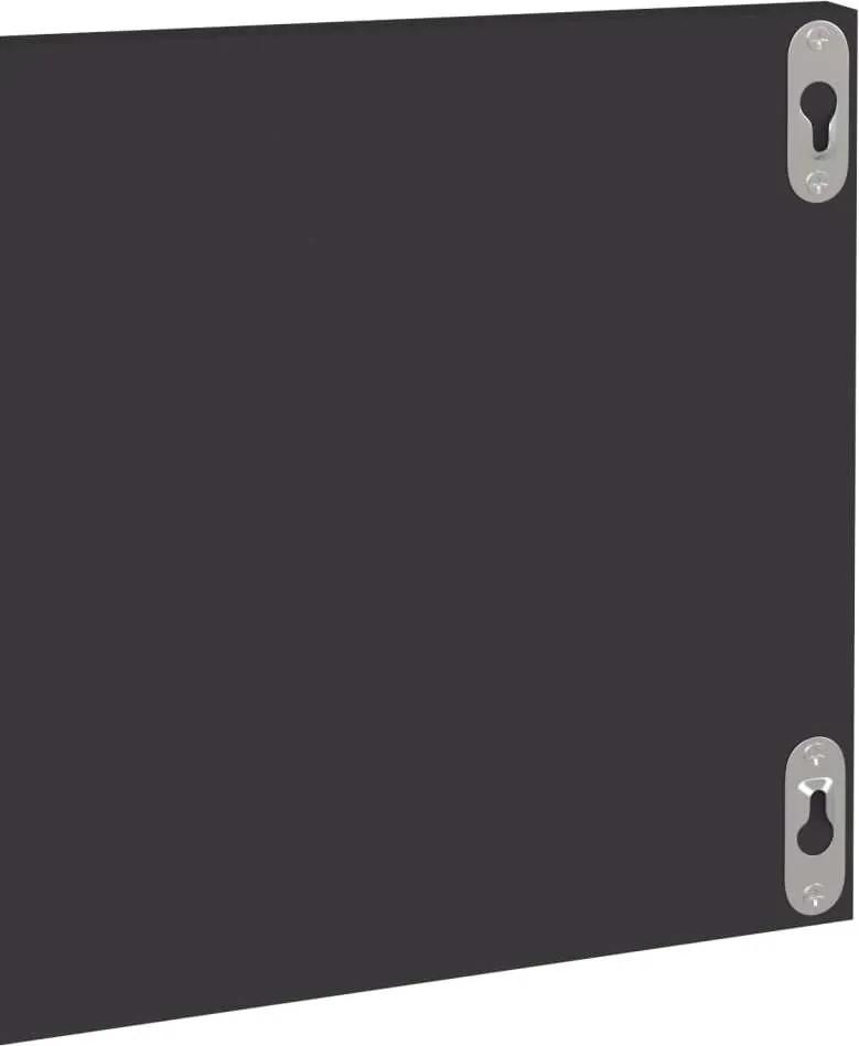 vidaXL Nástěnné police 4 ks 80 x 11,5 x 18 cm dřevotříska [807342] Barva: šedá s vysokým leskem