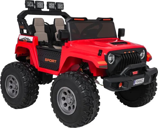 Elektrické autíčko Extreme Sport 4x4 červené
