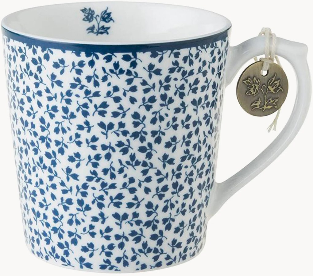 Sada porcelánových hrnků Floris, 4 díly