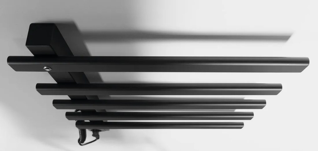 Sapho, ELCOR elektrický sušák ručníků 480x520x50mm, 85W, černá matná, EB530