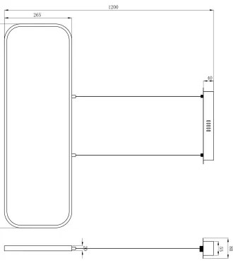 Globo 67262HB - LED Lustr na lanku SILLA LED/24W/230V