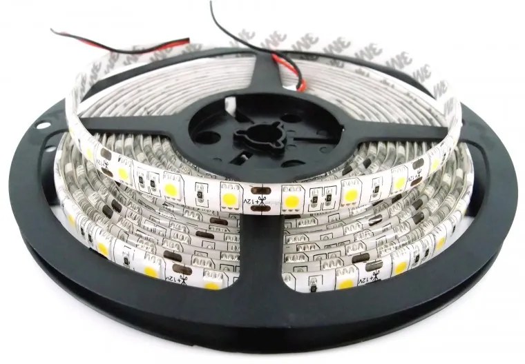 LED pásek  12V, 4,8 W/m, IP 20, denní bílá
