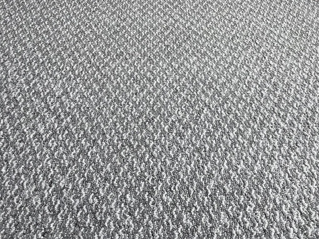 Vopi koberce AKCE: 80x80 (průměr) kruh cm Kusový koberec Toledo šedé kruh - 80x80 (průměr) kruh cm
