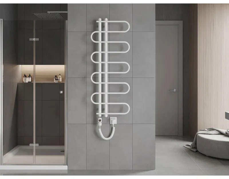 Mexen Kiso, elektrické topné těleso 1200 x 500 mm, 300 W, bílá, W114-1250-500-2300-20