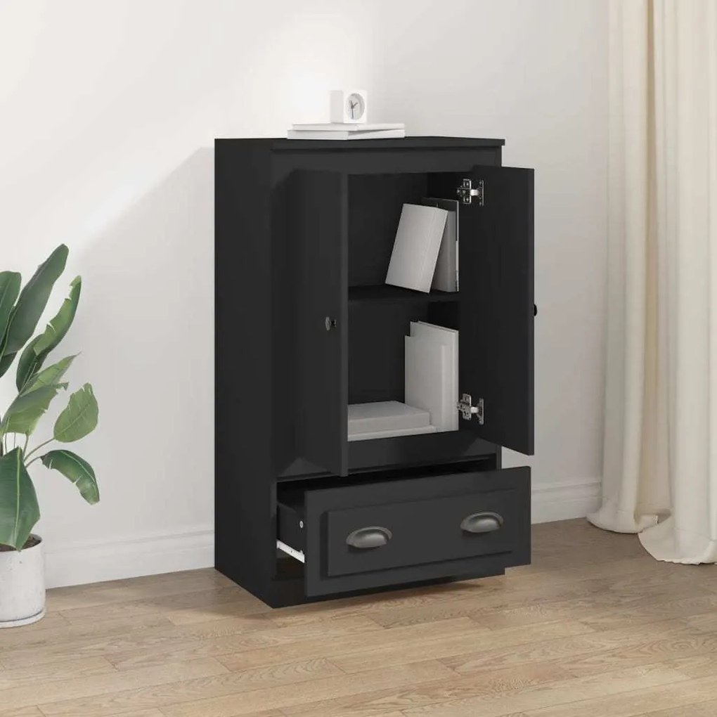 vidaXL Skříň highboard 60 x 35,5 x 103,5 kompozitní dřevo [816297] Barva: bílá s vysokým leskem