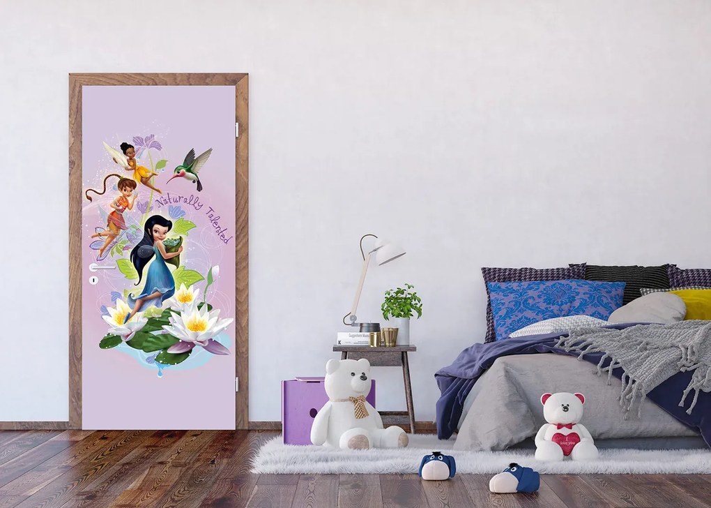 Dětská vliesová fototapeta na zed' Víly na Purpurové, Disney | 90 x 202 cm | DFTDNV 5416