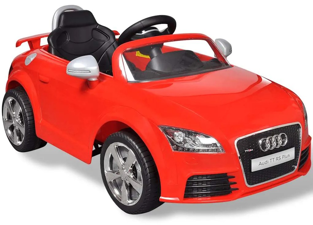 vidaXL Audi TT RS dětské auto s dálkovým ovládáním červené