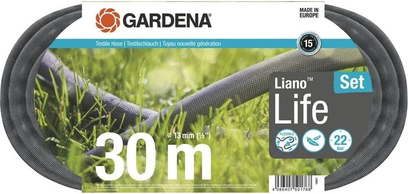 Textilní hadice Liano Life 30 m - sada Gardena 18457-20