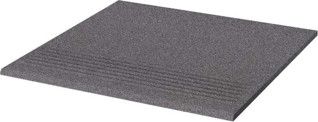 RAKO Taurus Granit - Schodovka 29,8x29,8 cm, tmavě šedá TCA34065