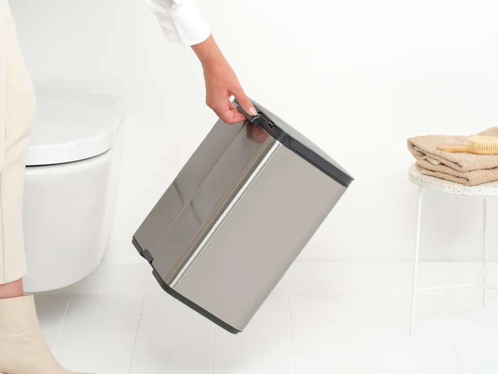 Brabantia BO odpadkový koš 12L matná ocel otiskuvzdorná