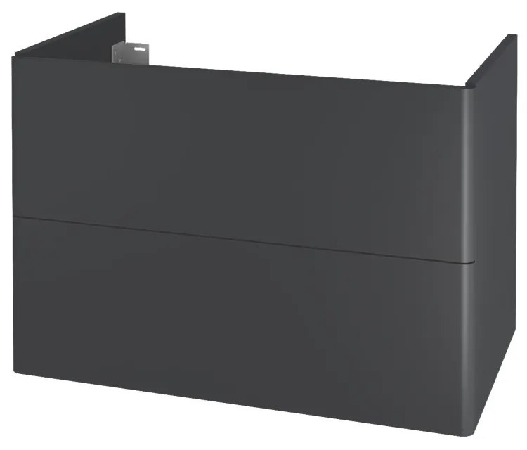 Mereo Mereo, Siena, koupelnová skříňka 80 cm, bílá, antracit, černá , multicolor - RAL lesk nebo RAL mat, CN431S