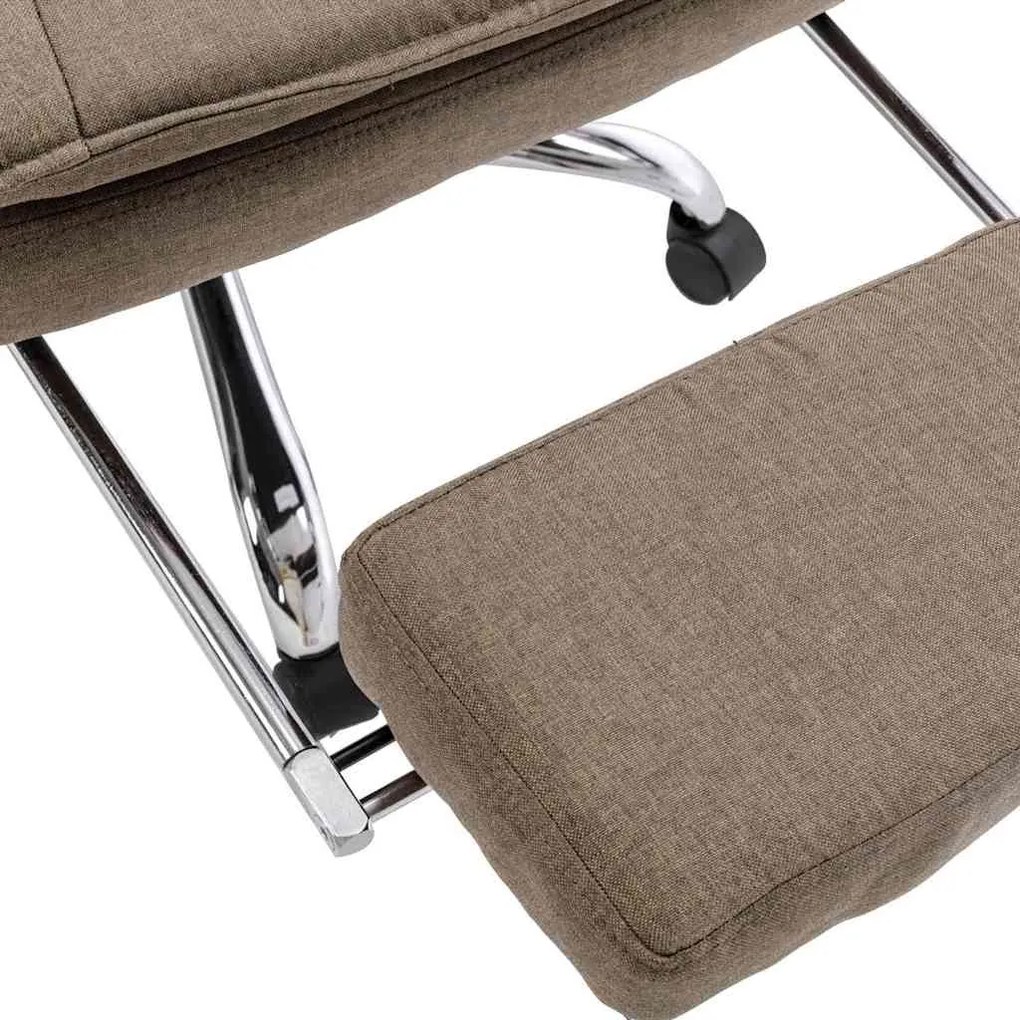 Kancelářská židle taupe textil 20367