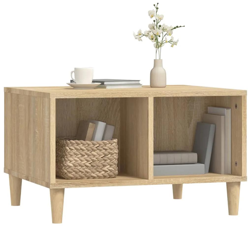 Konferenční stolek dub sonoma 60x50x36,5 cm kompozitní dřevo