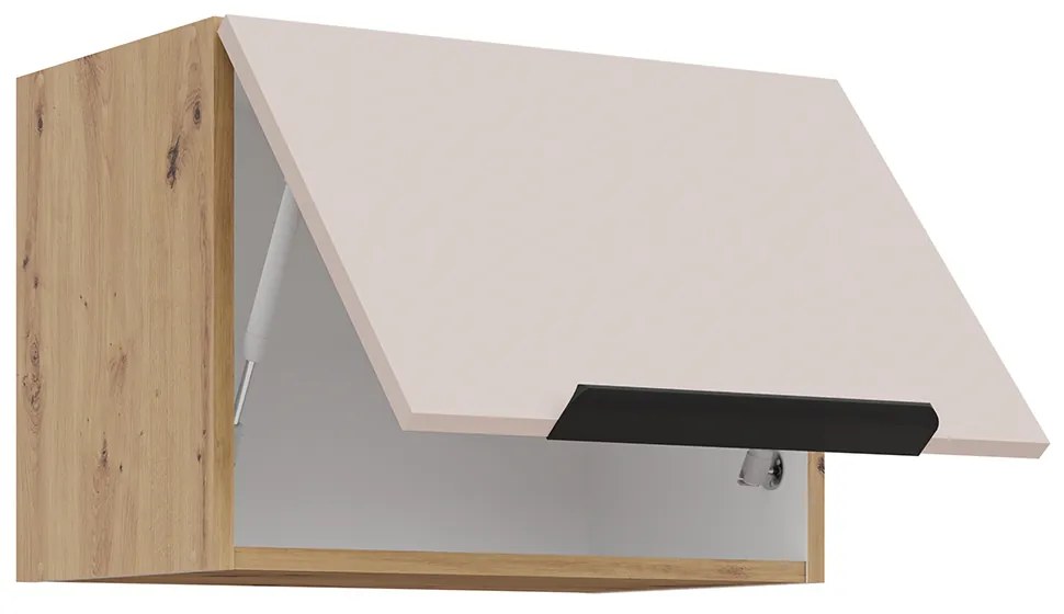 Kuchyňská linka SOLEA | 300 + 180 cm | VÝBĚR ÚCHYTŮ | zásuvky PREMIUM BOX | artisan/kašmír