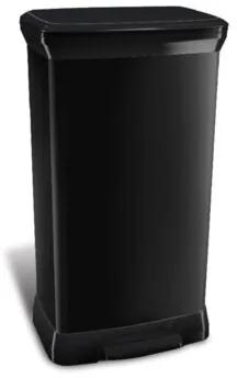 Odpadkový koš DECOBIN 50L, černý