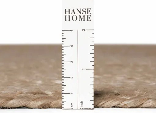 Koberec Hanse Home Jute Braided Rangpur naturální / hnědý ovál