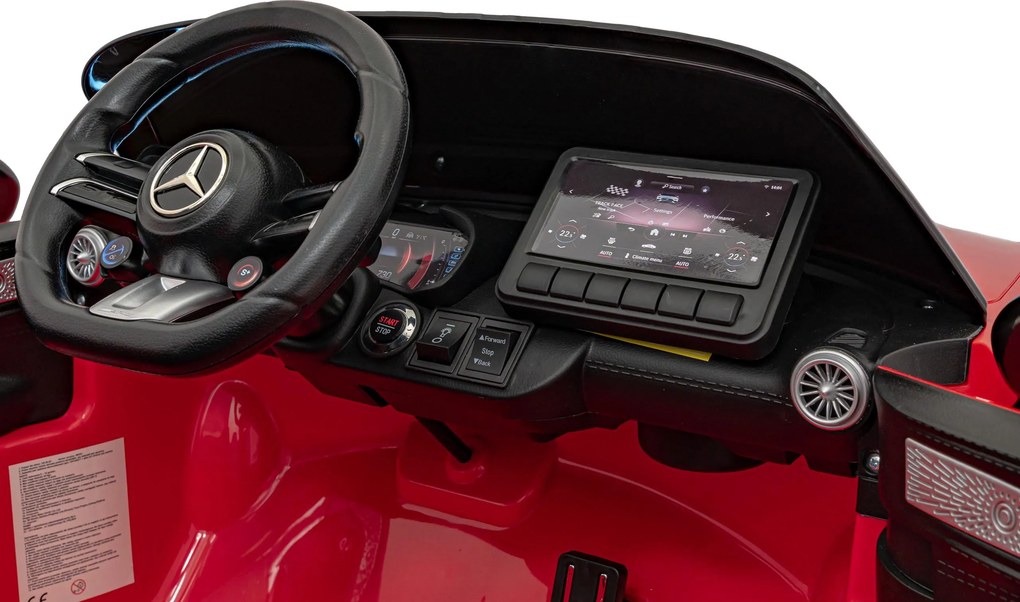 Ramiz Dětské elektrické auto Mercedes Benz AMG SL63 Červené