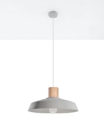 Betonový lustr SOLLUX Afra E27 1x60W bez zdroje SL.0282