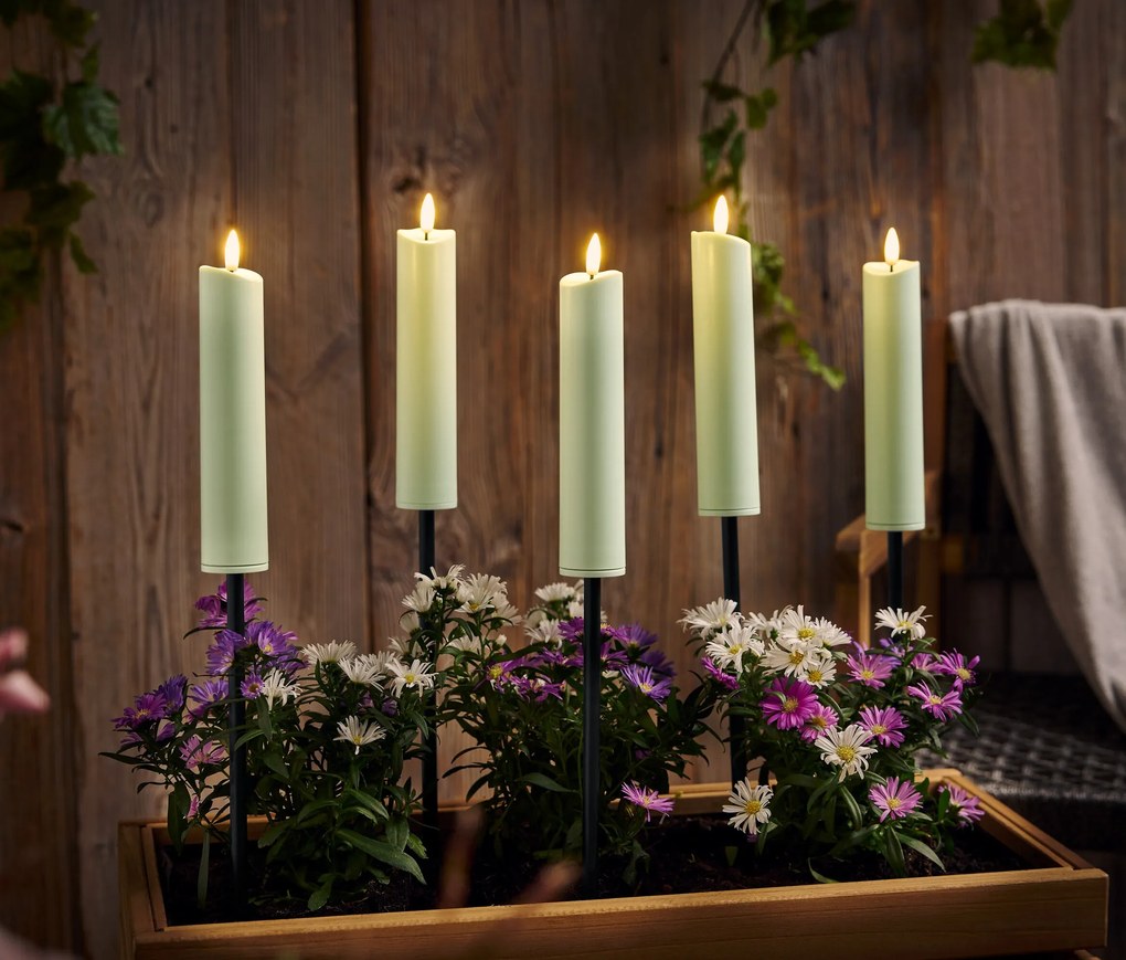 Tchibo - Zahradní LED pochodně, 5 ks