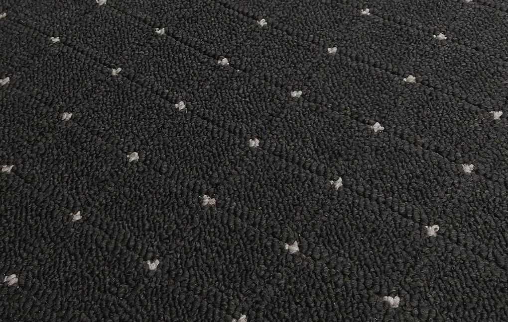 Condor Carpets Kusový koberec Udinese antracit čtverec - 120x120 cm
