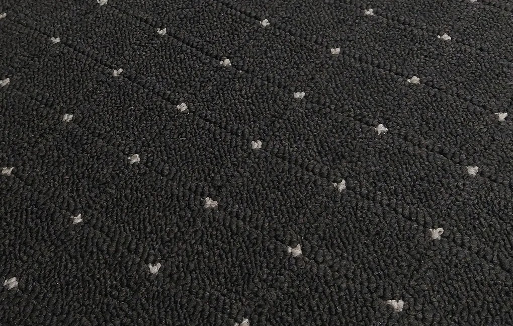 Condor Carpets Kusový koberec Udinese antracit čtverec - 200x200 cm