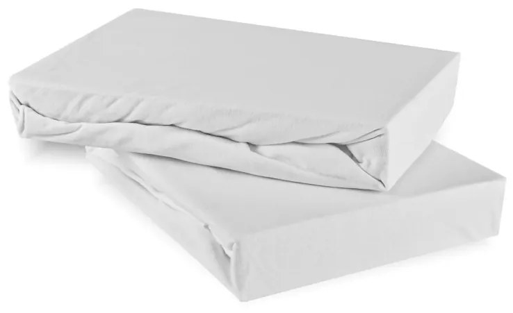 Prostěradlo bílé jersey EMI, Plachta 90x200