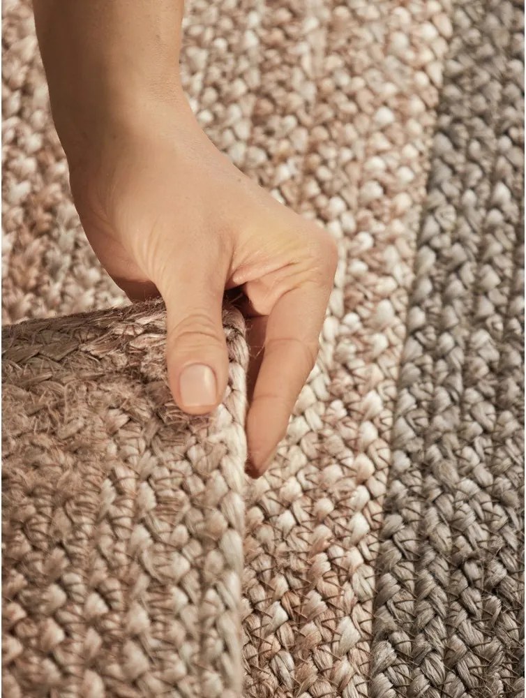 Oboustranný/ručně tkaný jutový běhoun 80x300 cm Juno – Hanse Home