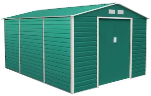 Plechový domek na zahradu G21 GAH 1300, zelený
