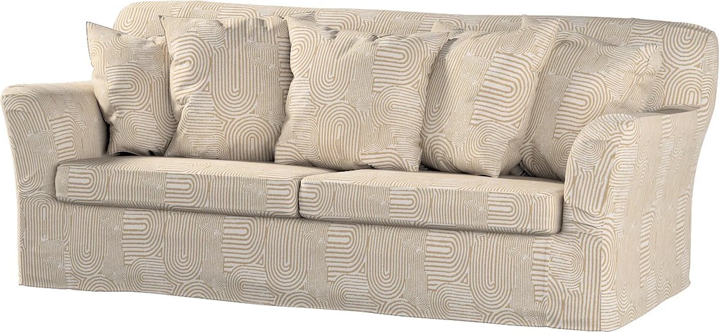 Potah na pohovku IKEA Tomelilla rozkládací barva béžová látka pletený vzor, vzorované