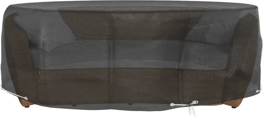 Plachty na zahradní nábytek 2 ks 8 oček Ø 188 x 50 cm kulaté 3155384