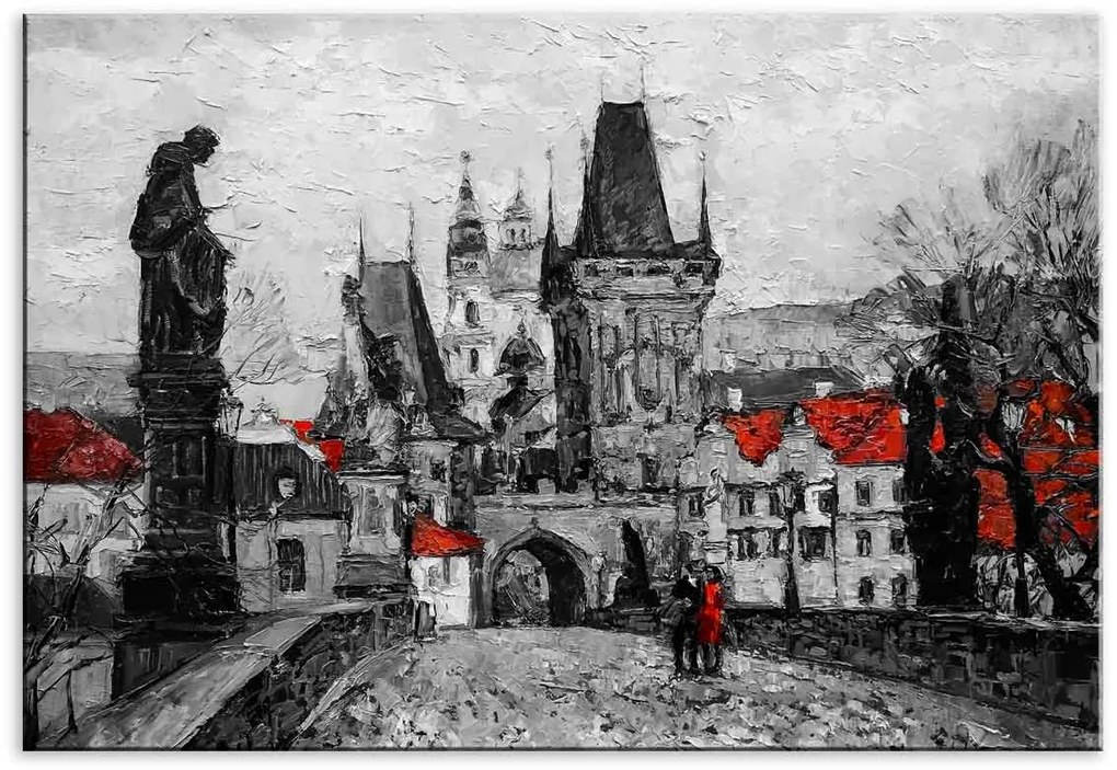 Reprodukce Praha Karlův most II Velikost (šířka x výška): 110x75 cm