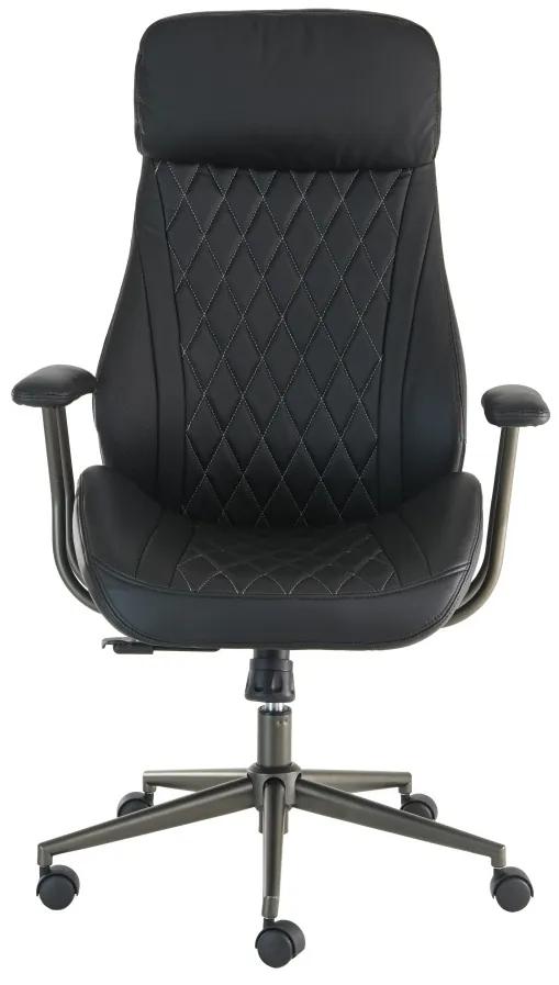 ALBA Kancelářská židle ABA PYTHON s područkami na kovovém kříži