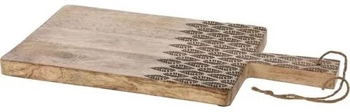 Krájecí prkénko z mangového dřeva Kalei, 23 x 2,5 x 43 cm