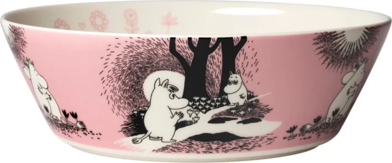 Mísa Moomin Love 23cm, růžová / 30. výročí