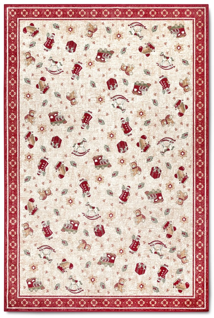 Villeroy & Boch Kusový koberec Toy's delight se střiženým vlasem 106217 Red, Multicolor, 160x230, červená, obývací pokoj